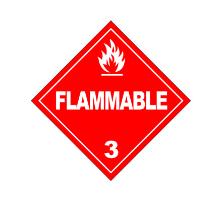 Class 3 Flammable Liquids Label DG-07A